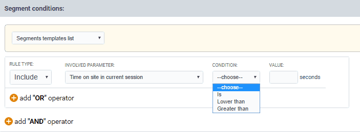 Setting up the segmentation - Omniconvert Knowledgebase