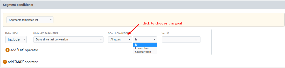 Setting up the segmentation - Omniconvert Knowledgebase