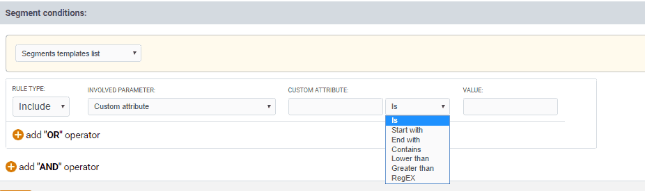 Setting up the segmentation - Omniconvert Knowledgebase