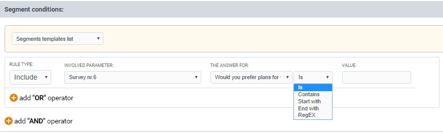 Setting up the segmentation - Omniconvert Knowledgebase