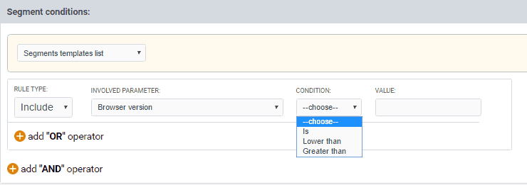 Setting up the segmentation - Omniconvert Knowledgebase