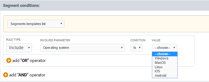 Setting up the segmentation - Omniconvert Knowledgebase