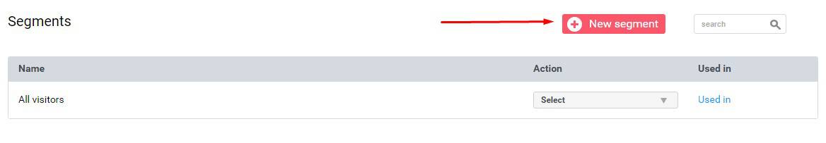 Setting up the segmentation - Omniconvert Knowledgebase