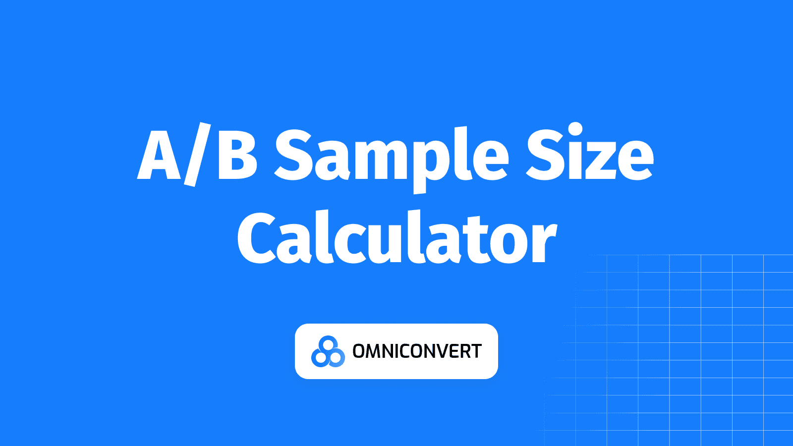 A/B Test Sample Size Calculator